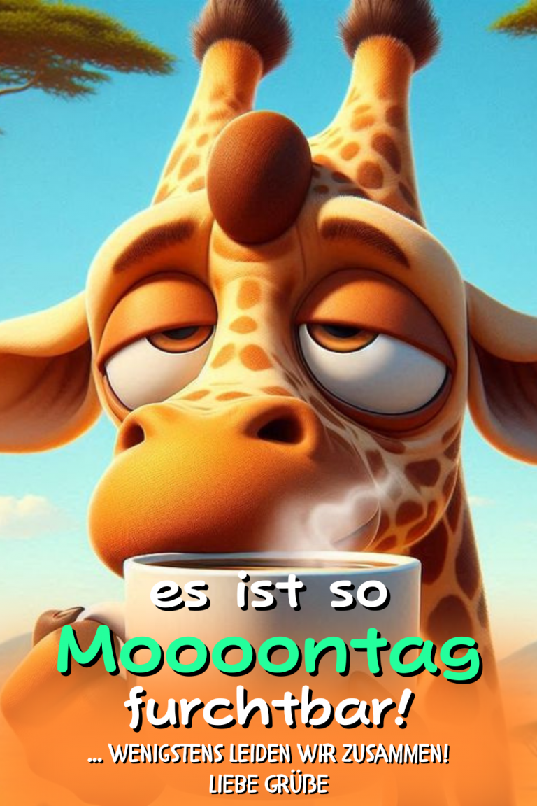 50 goldige und lustige Montagsgrüße als Bild zum Versenden! Guten ...