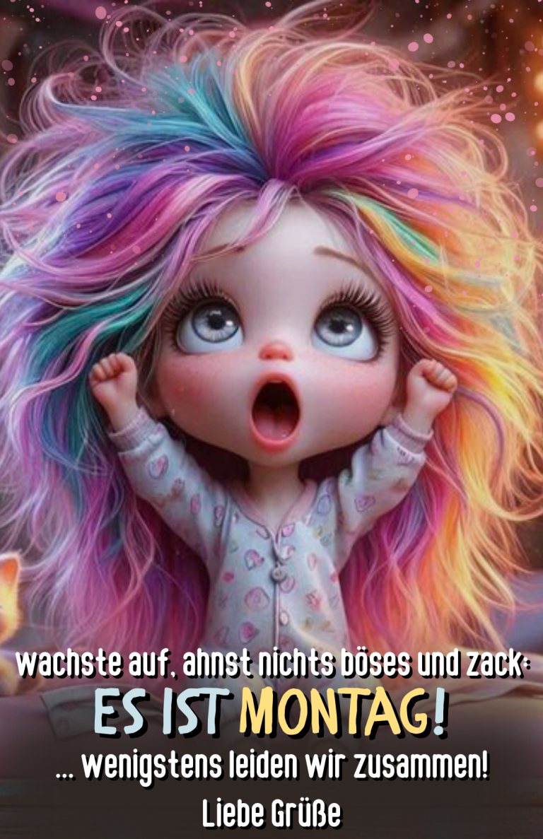 50 goldige und lustige Montagsgrüße als Bild zum Versenden! Guten ...