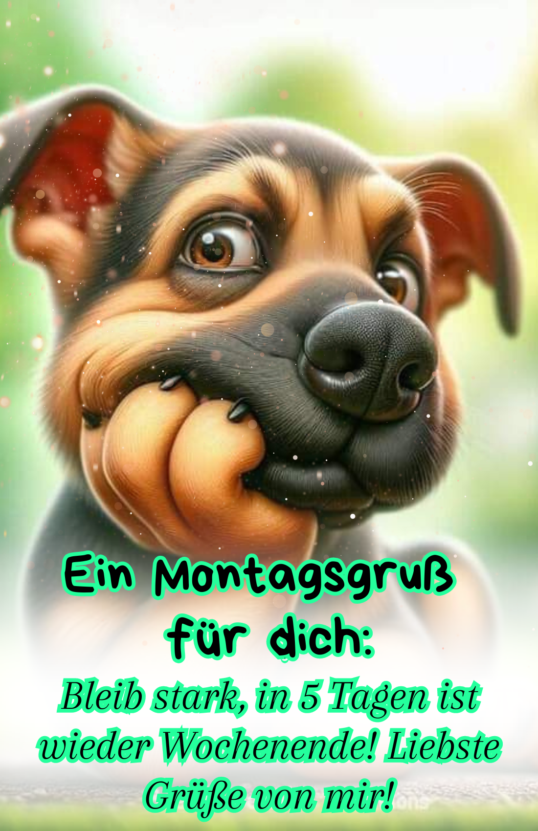 50 goldige und lustige Montagsgrüße als Bild zum Versenden! Guten ...