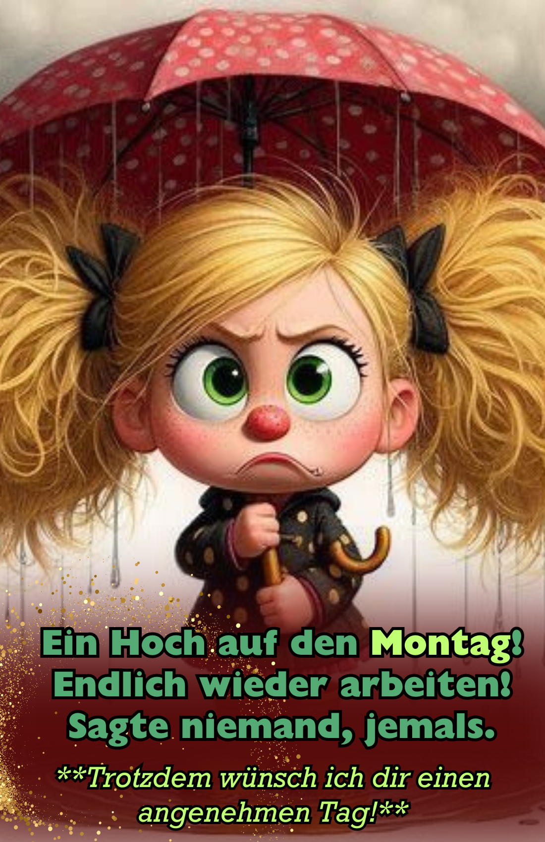 50 goldige und lustige Montagsgrüße als Bild zum Versenden! Guten ...