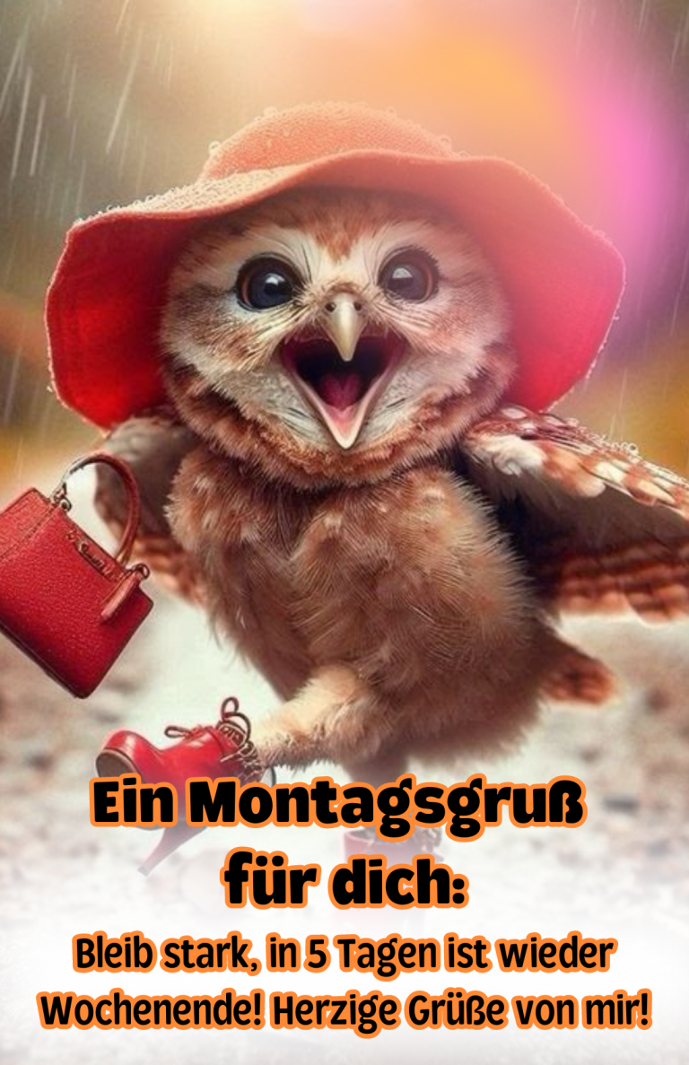 Wunderschne Montag Morgen Gre Fotos