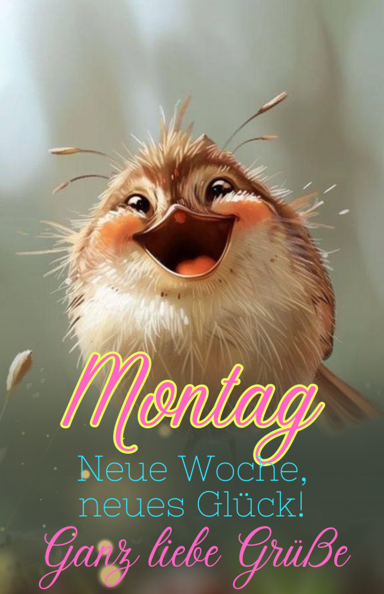 50 goldige und lustige Montagsgrüße als Bild zum Versenden! Guten ...