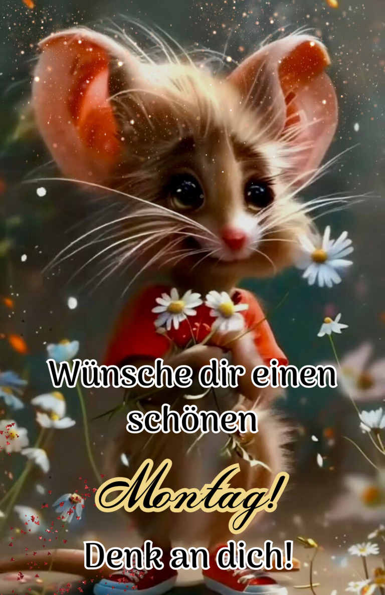50 goldige und lustige Montagsgrüße als Bild zum Versenden! Guten ...
