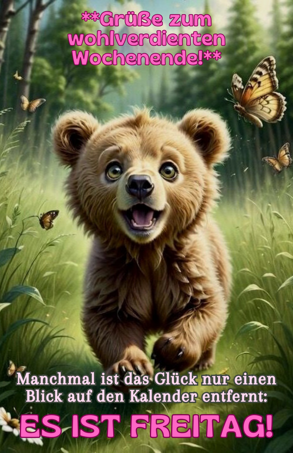 NEU 50 lustige Freitags Grüße als Bild zum Versenden für dich! Guten ...