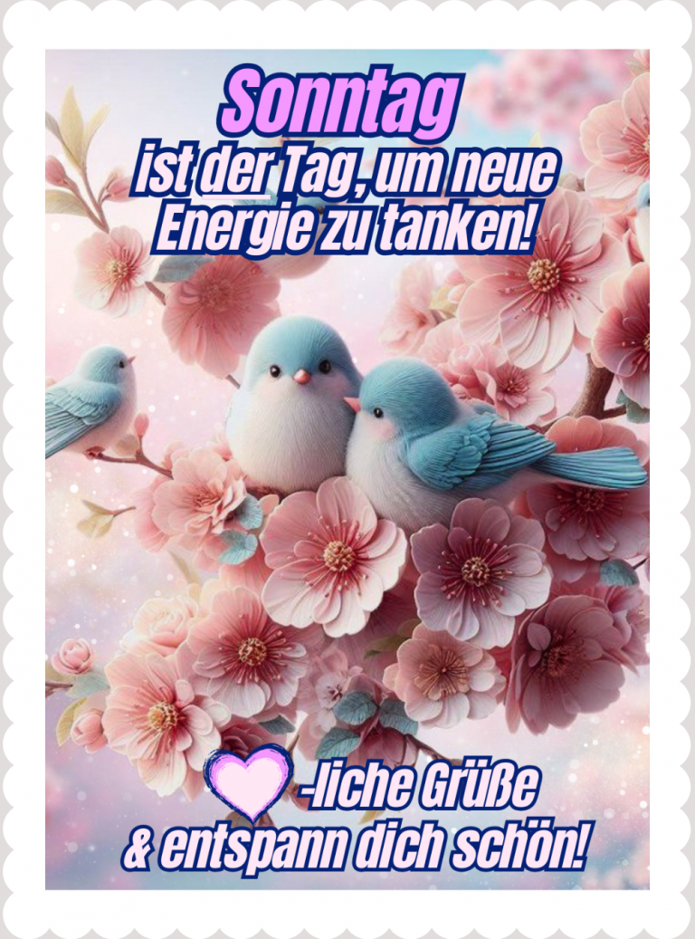 Guten Morgen Gru Zum Sonntag