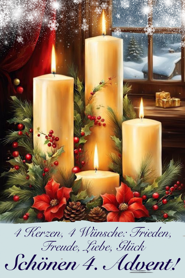 Schönen 1. 2. 3. 4. Advent Grüße neu zum Versenden – Weihnachtszeit ...