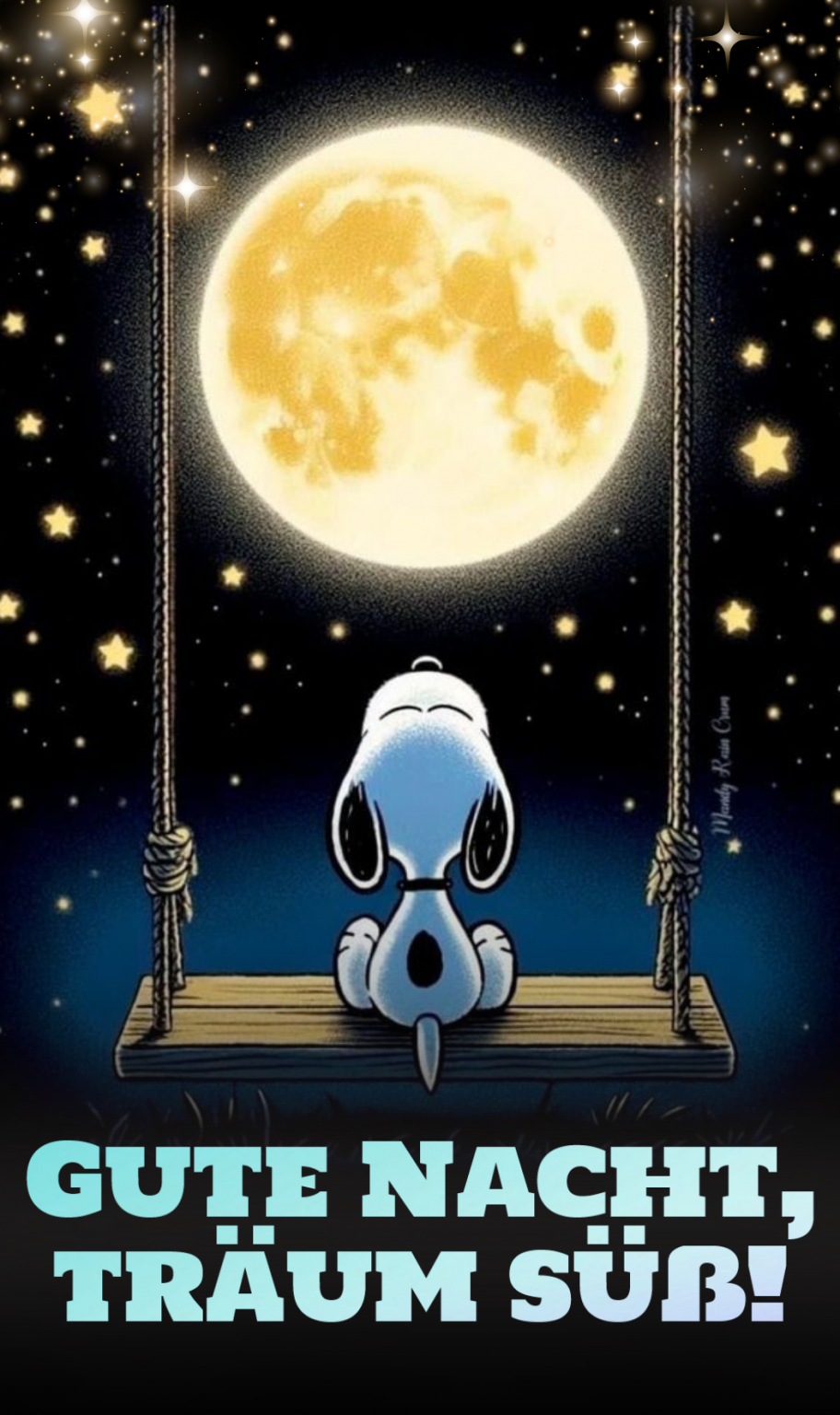 NEU: Gute Nacht schlaf schön Bilder Grüße, träum was süßes schönes Spruchbild, Grußbild Whatsapp ...