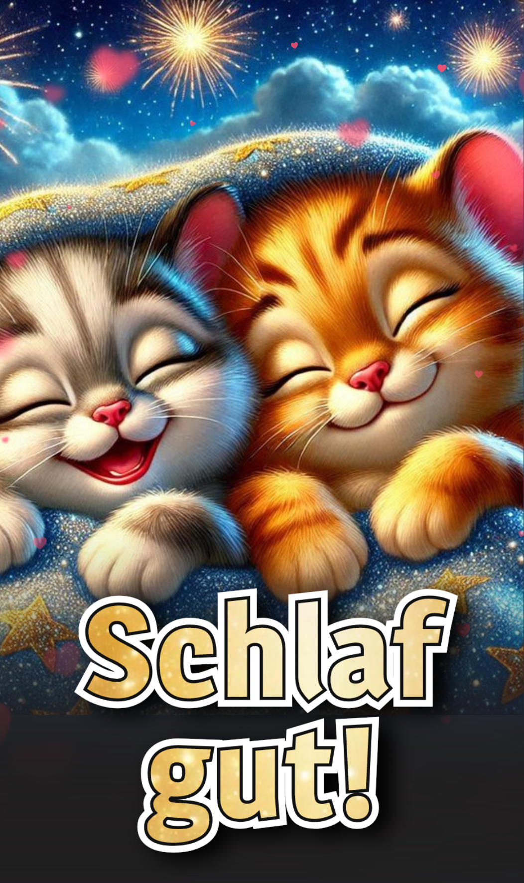 Gute Nacht Schlaf Gut K Sschen F R Dich Gute Nacht Kuss Gute Nacht