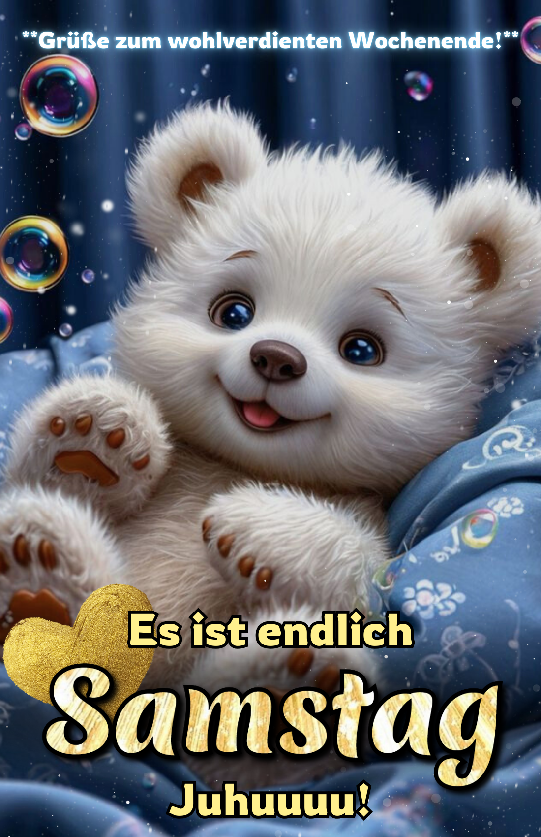 50 lustige Samstagsgrüße als Bild zum Versenden für dich! Guten Morgen ...